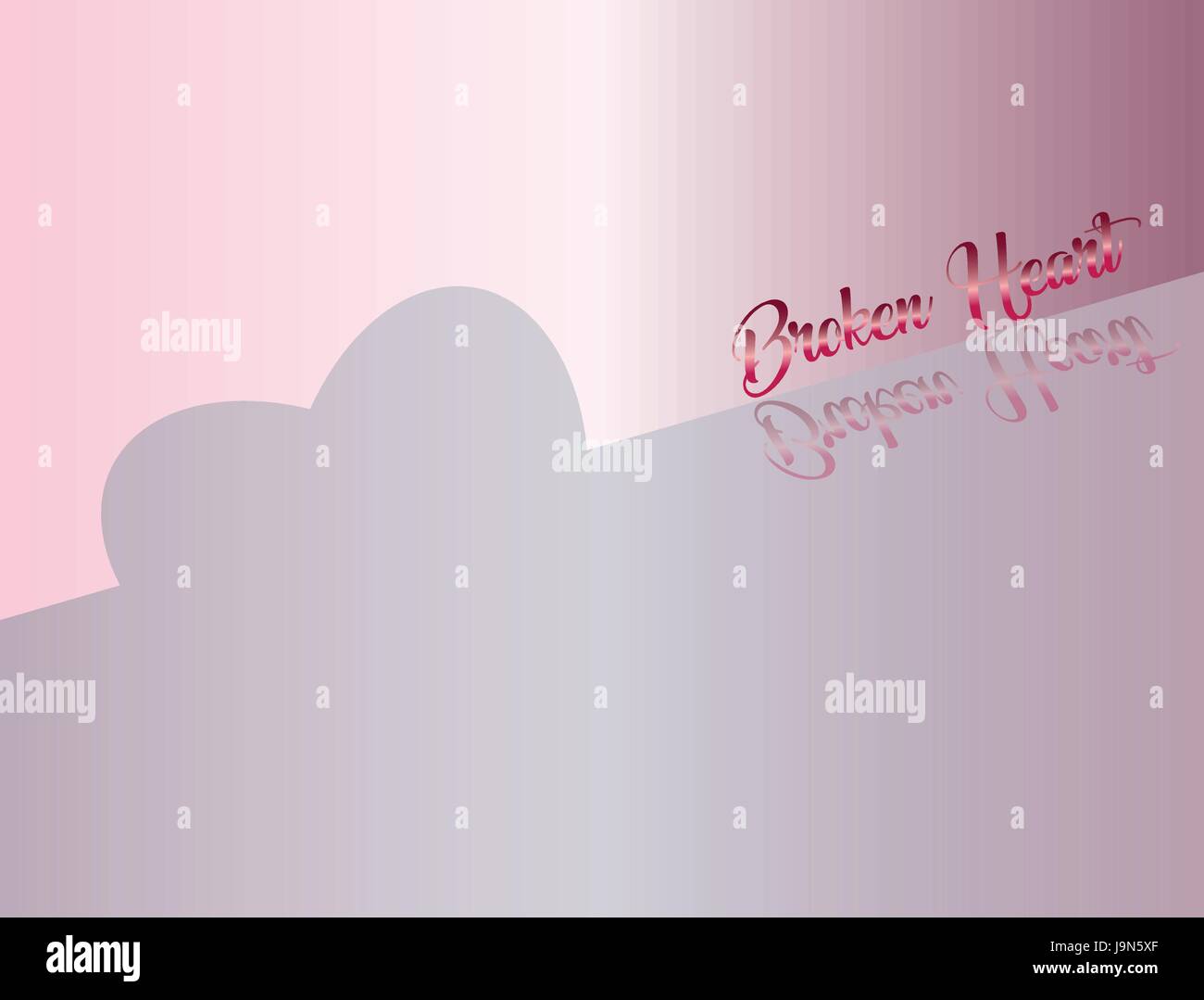 Broken Heart art and word for Abstract Background Vector art and ...