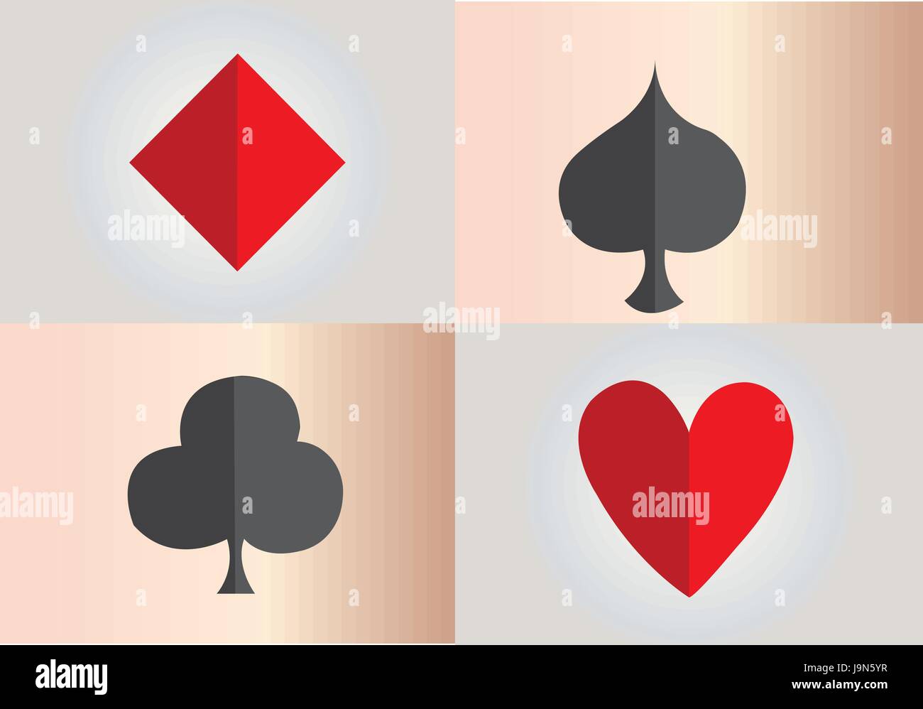 Card suits hi-res stock photography and images - Alamy