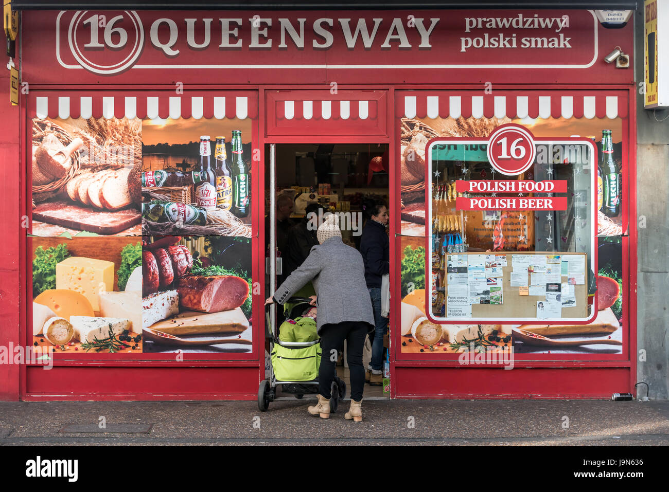 A Polish shop in Bognor Regis which caters for the local Polish ...