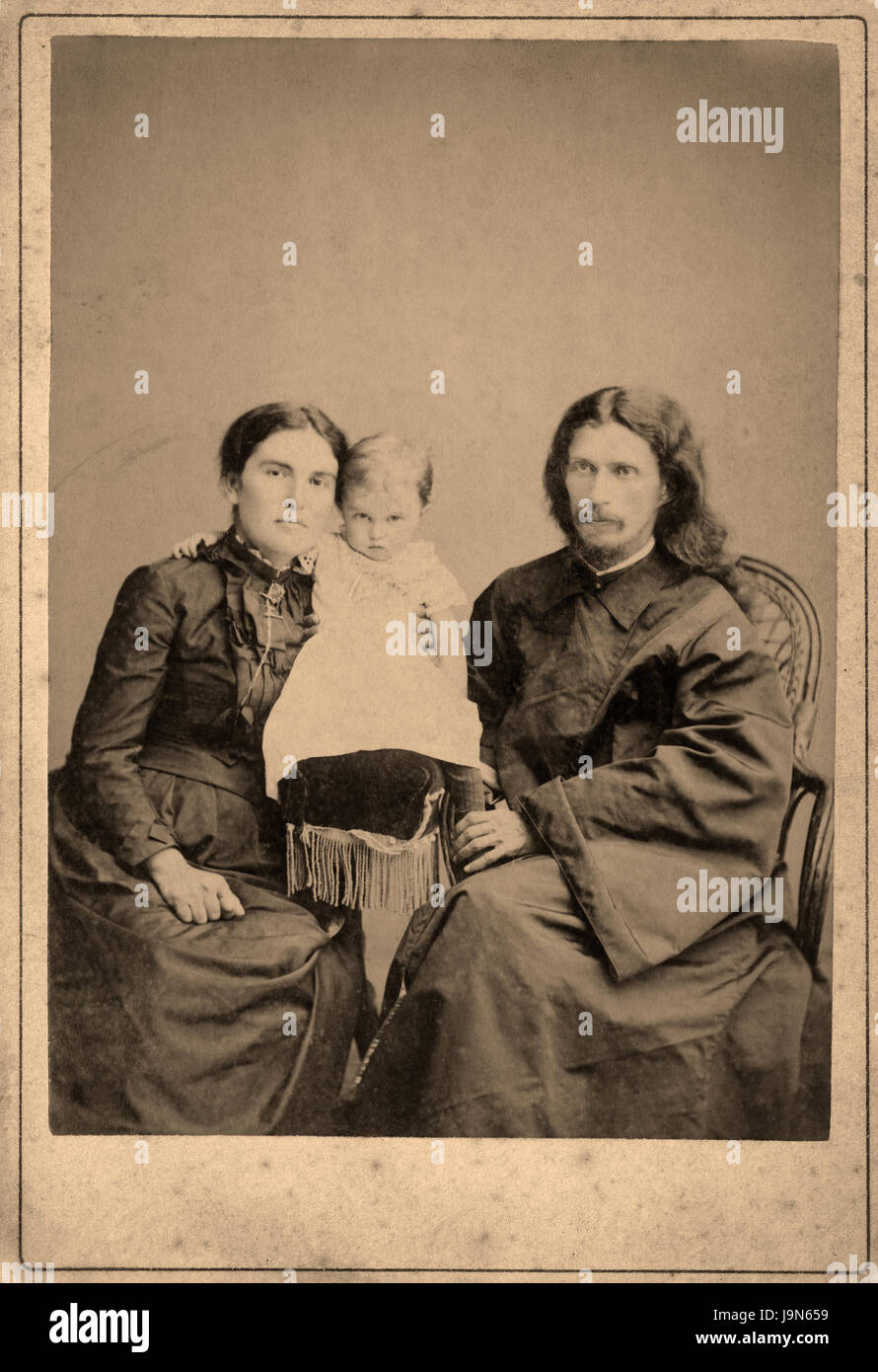 Family portrait,the shot was taken around 1901 year Stock Photo - Alamy