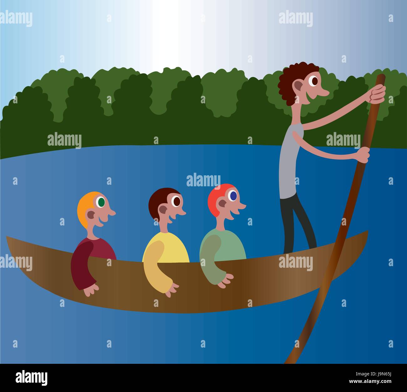Piragua Stock Vector Images - Alamy