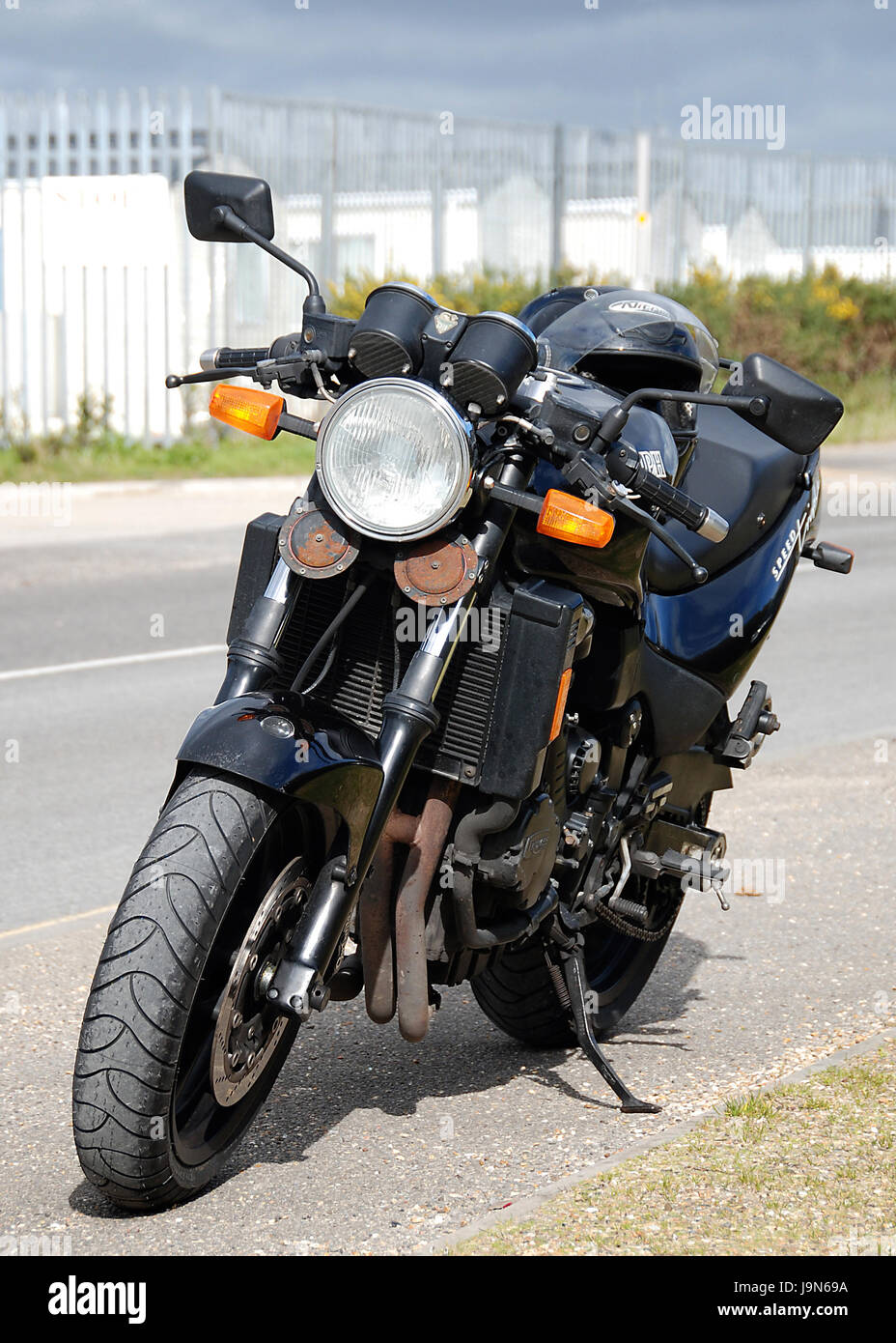 Black triumph speed triple hi-res stock photography and images - Alamy
