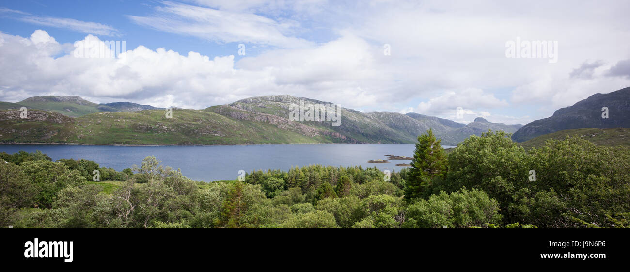 Highland landscape at Unapool, Scotland, UK Stock Photo - Alamy