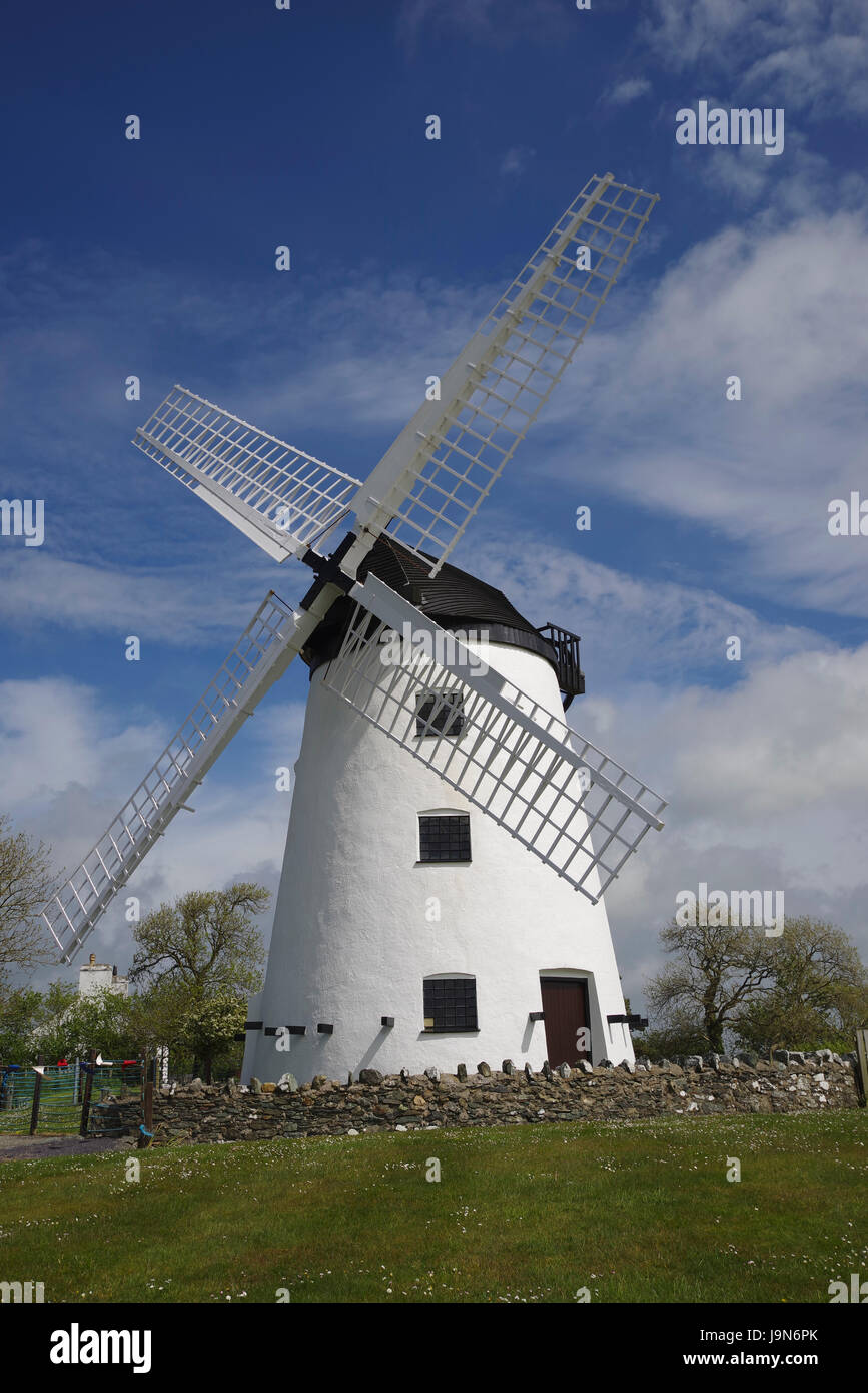 Llynnon Windmill, Anglesey Stock Photo - Alamy
