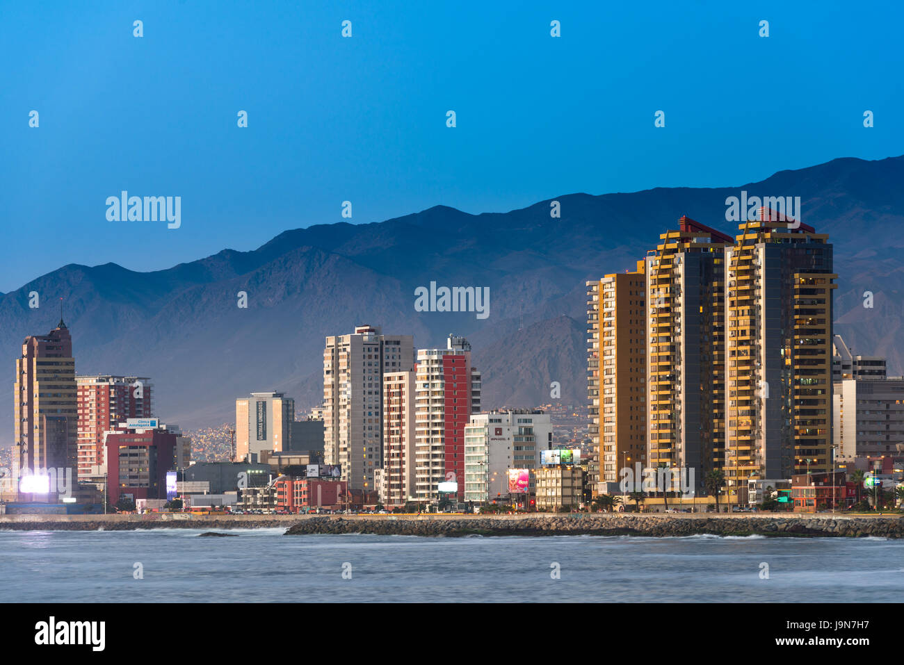 Antofagasta, Region de Antofagasta, Chile - Panoramic view of the ...