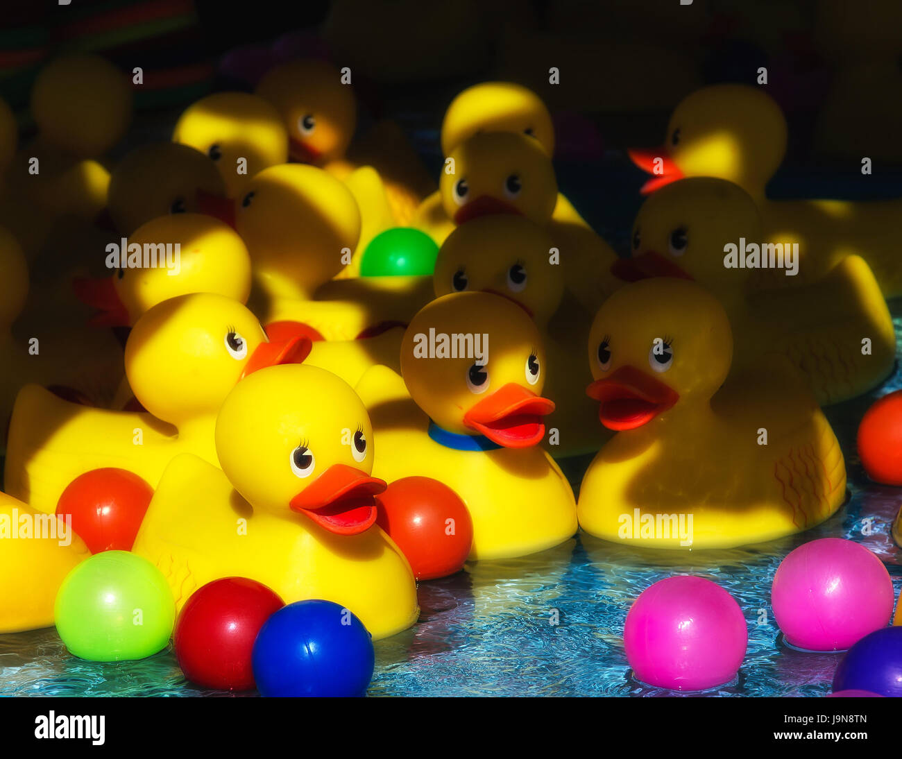 Rubber ducks on the midway at the county fair Stock Photo - Alamy