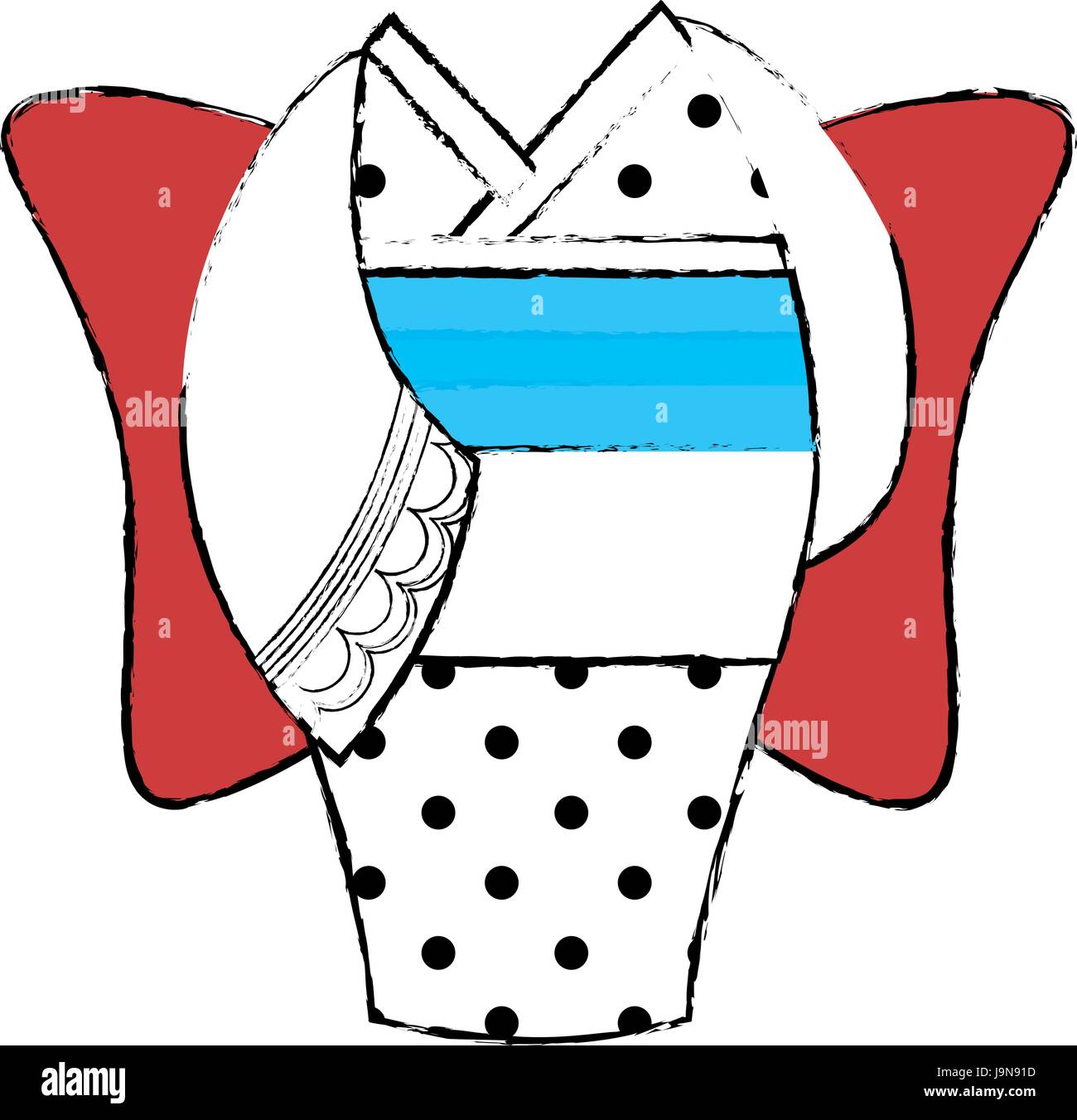 Japanese kimono dress cartoon Stock Vector Image & Art - Alamy