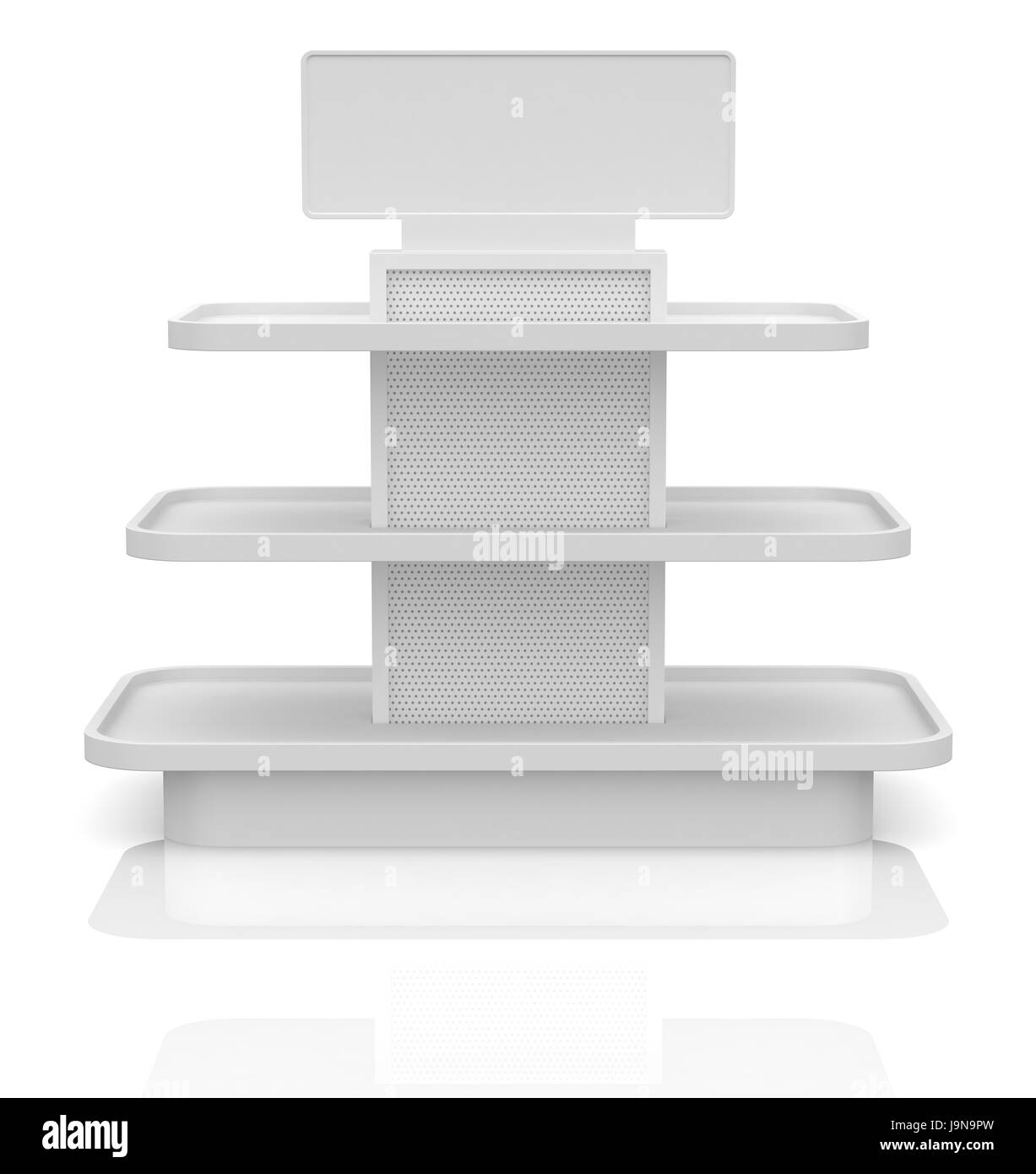 White shelf empty Black and White Stock Photos & Images - Alamy