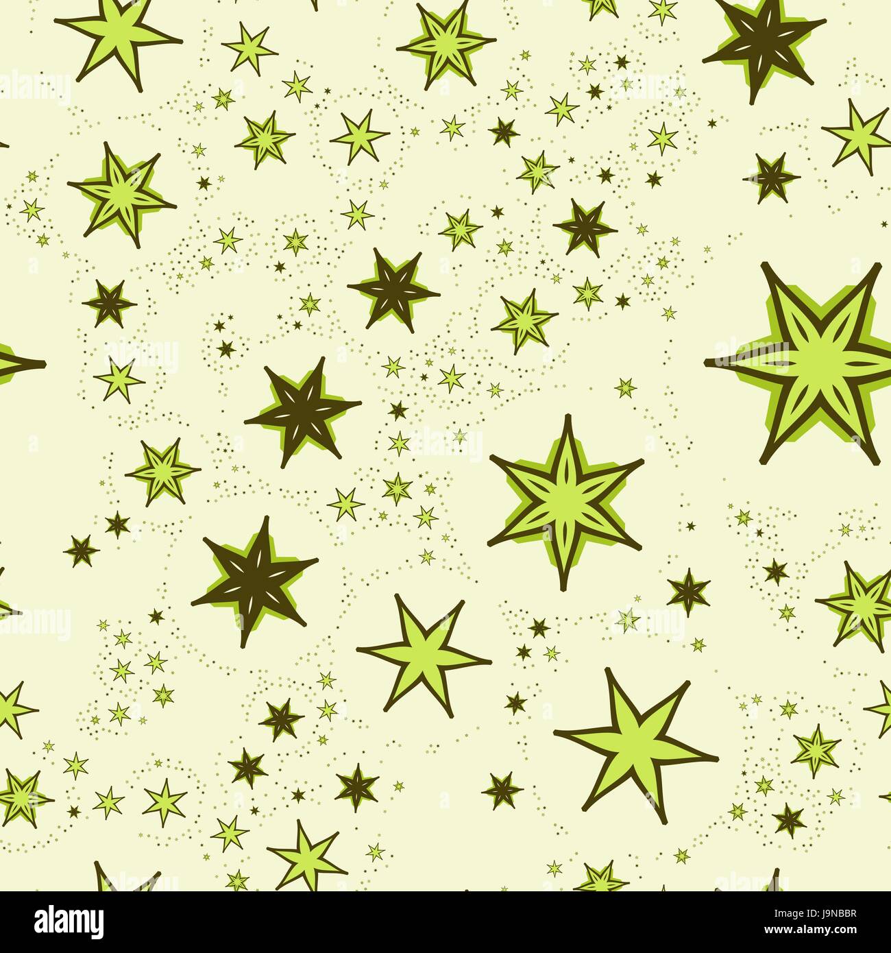 Seamless Print Stylized Stars Stock Vector Image & Art - Alamy