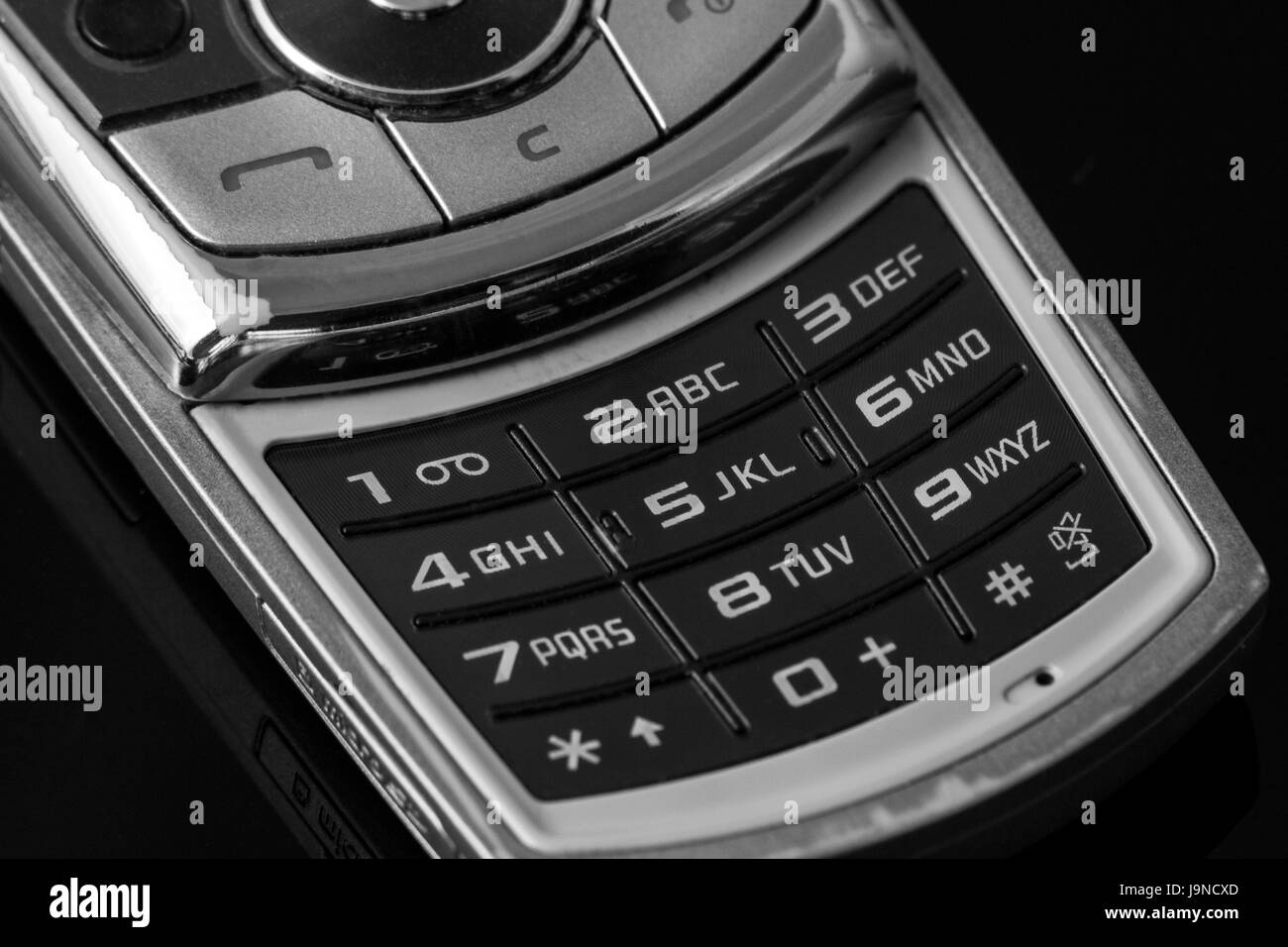 old cell phone numeric keyboard Stock Photo - Alamy