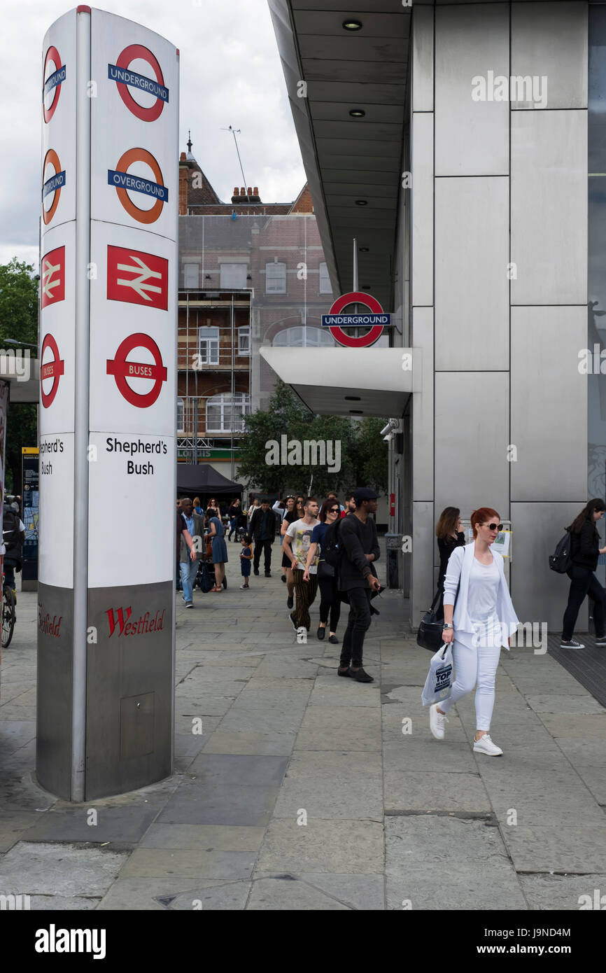 Shepherds Bush station Stock Photo - Alamy