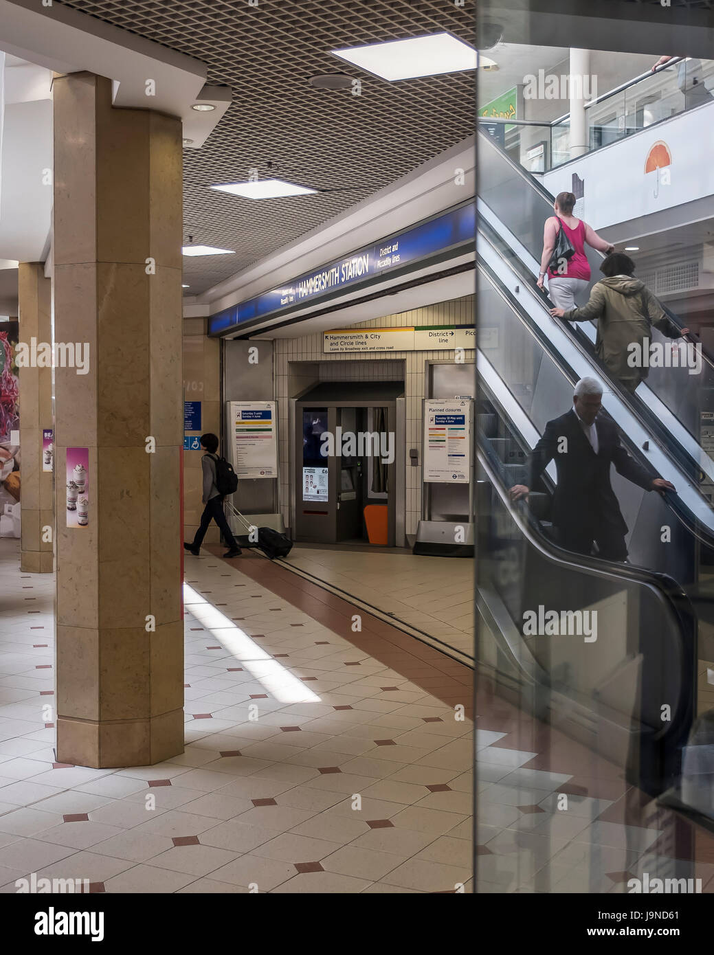 Hammersmith underground station hi-res stock photography and images - Alamy
