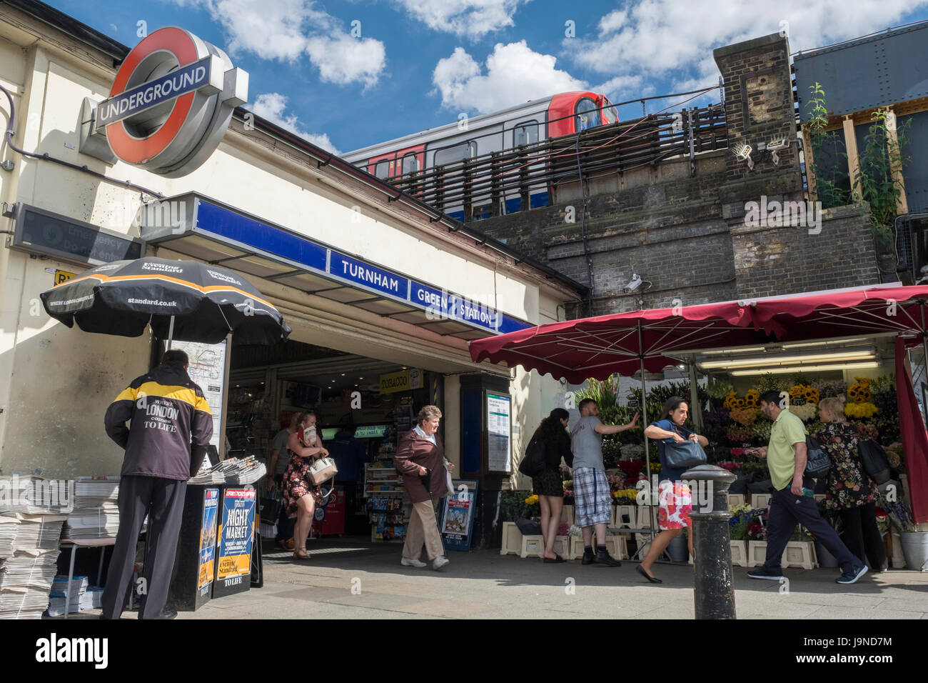 Turnham Green station Stock Photo - Alamy