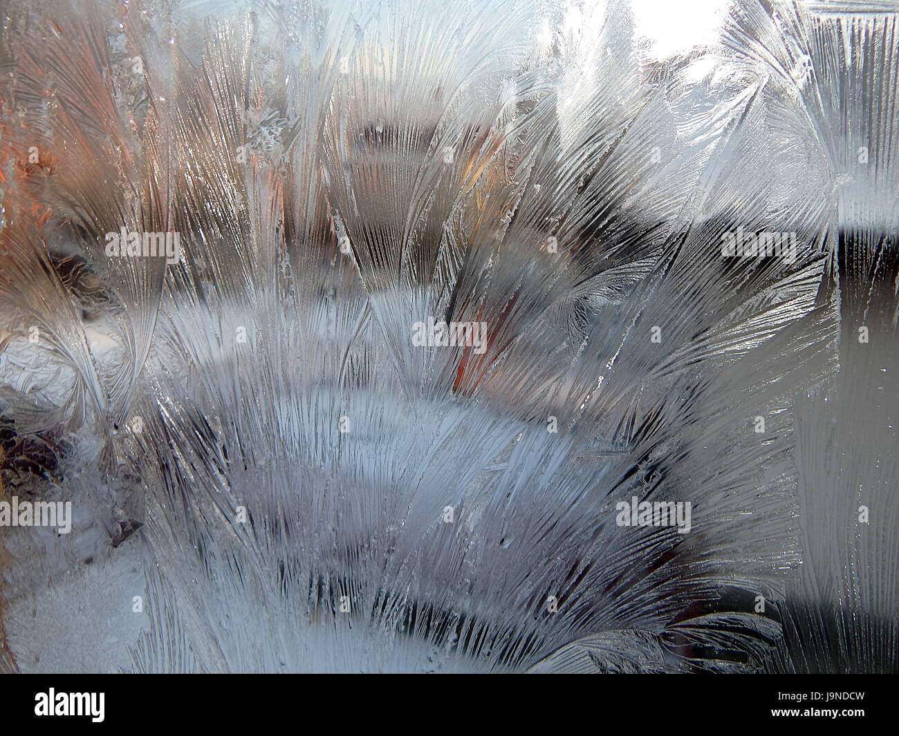 Frost - painting on glass Stock Photo - Alamy
