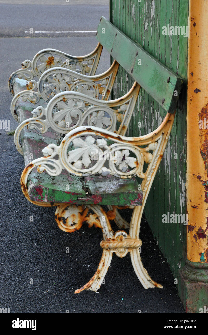 Victorian Shelter on Promenade, North Shore, Blackpool, UK Stock Photo ...