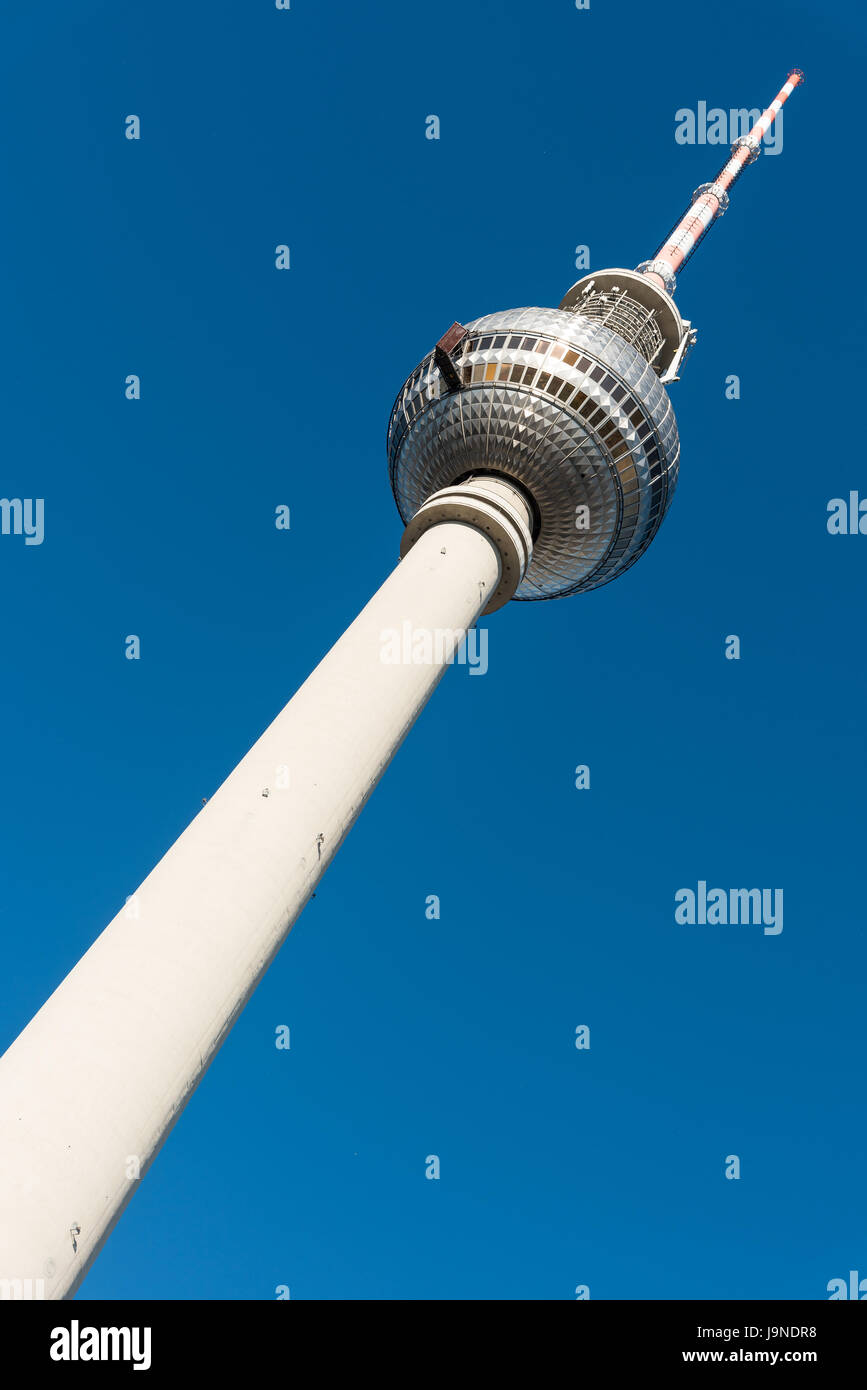 The famous TV Tower in Berlin, Germany Stock Photo - Alamy