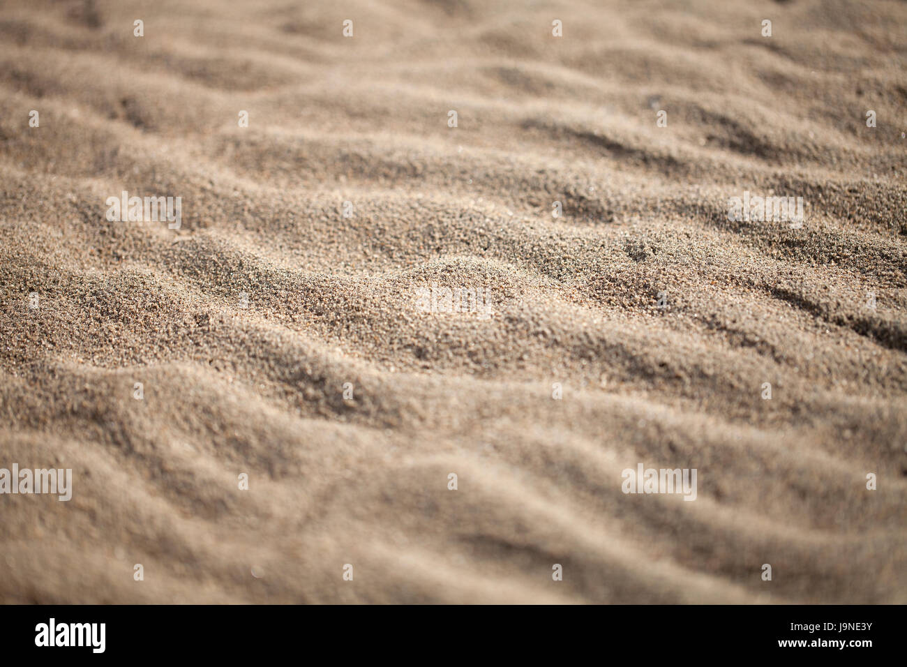 Tiny sand dunes made by the water current Stock Photo - Alamy