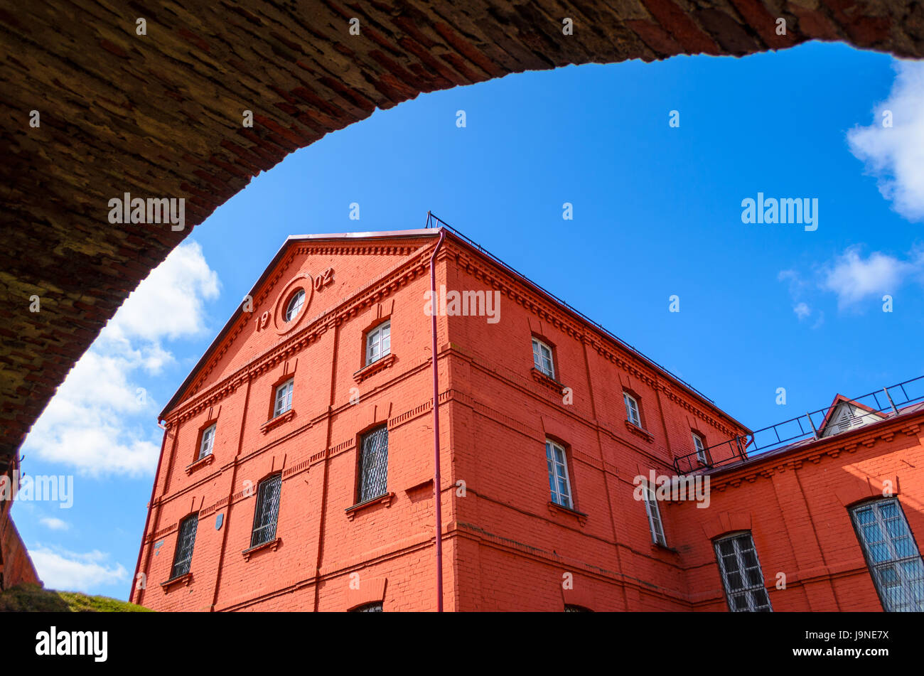 Belarus, Orsha - April 11, 2017: The old water mill Mlyn. Watermill ...