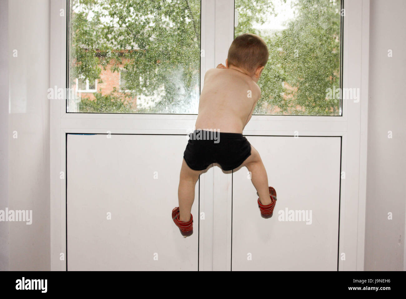 forlornness. Child claustrophobia. Photo for your design Stock Photo ...
