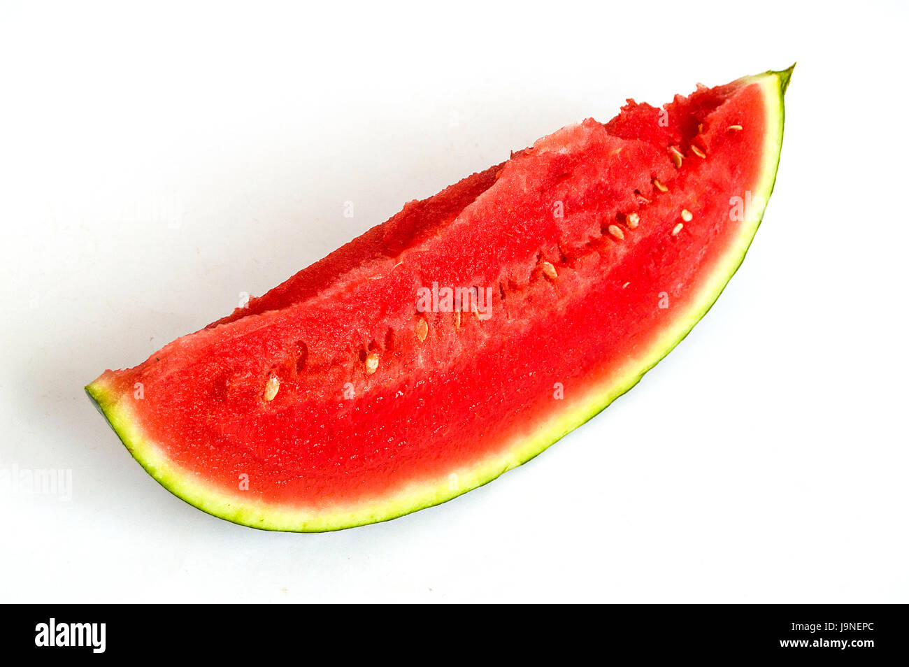 White back background watermelon slice, the most wonderful watermelon ...