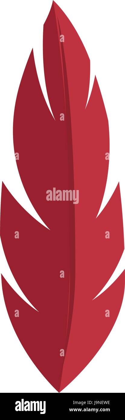 red feather icon Stock Vector Image & Art - Alamy