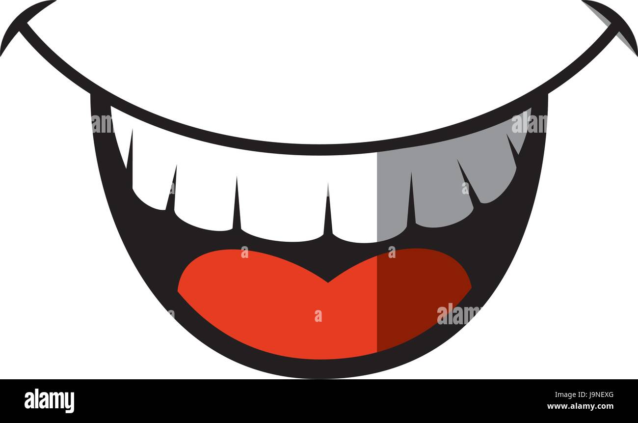 comic face smiling icon Stock Vector Image & Art - Alamy