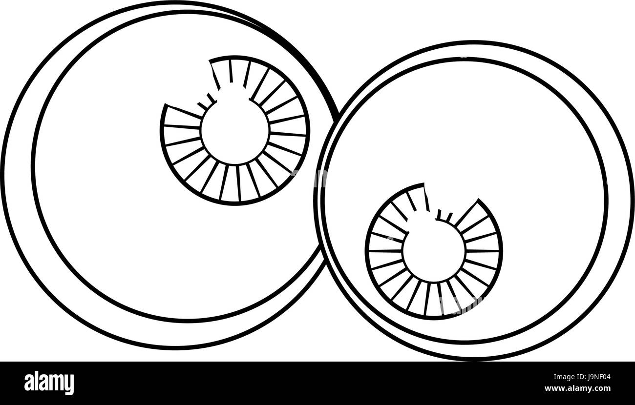 comic crazy eyes icon Stock Vector Image & Art - Alamy
