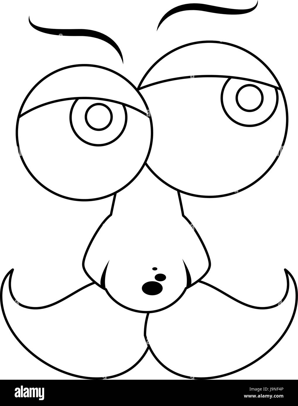 comic face design Stock Vector Image & Art - Alamy