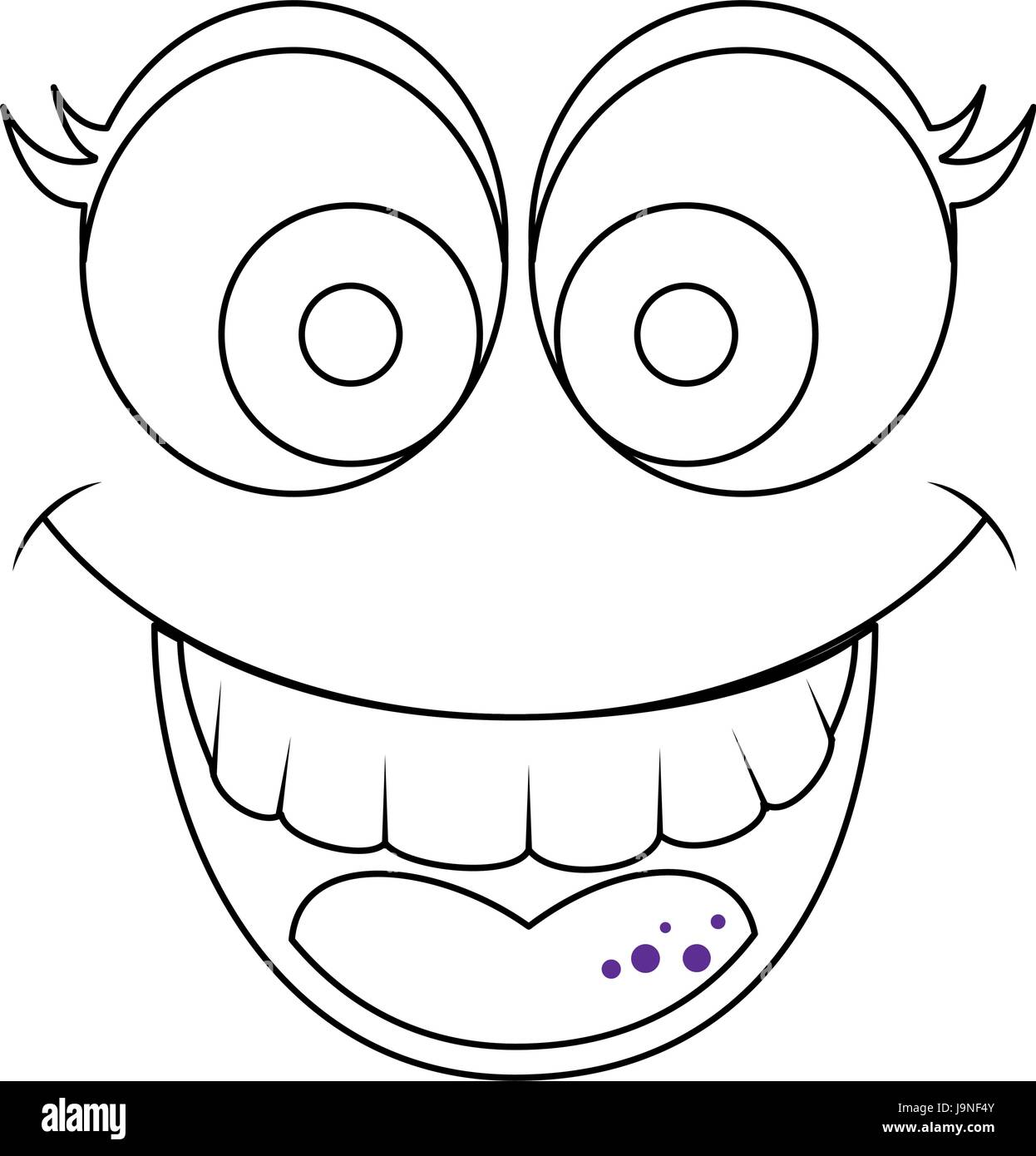 comic face icon Stock Vector Image & Art - Alamy