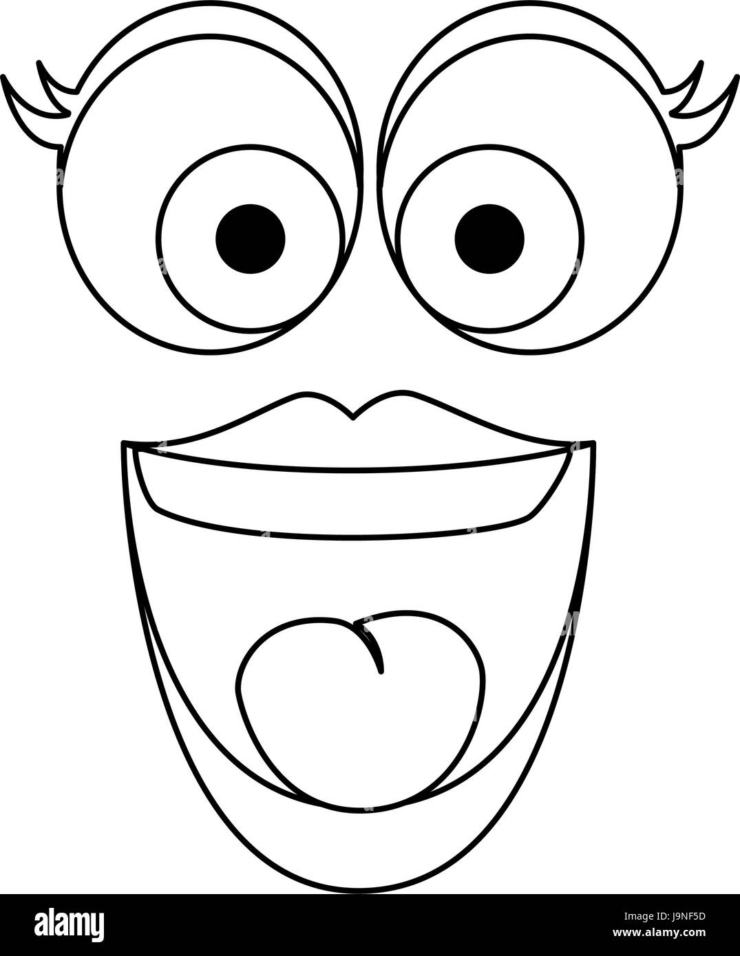 comic face icon Stock Vector Image & Art - Alamy