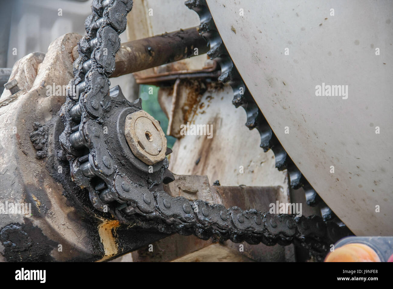 Greasy chain hi-res stock photography and images - Alamy
