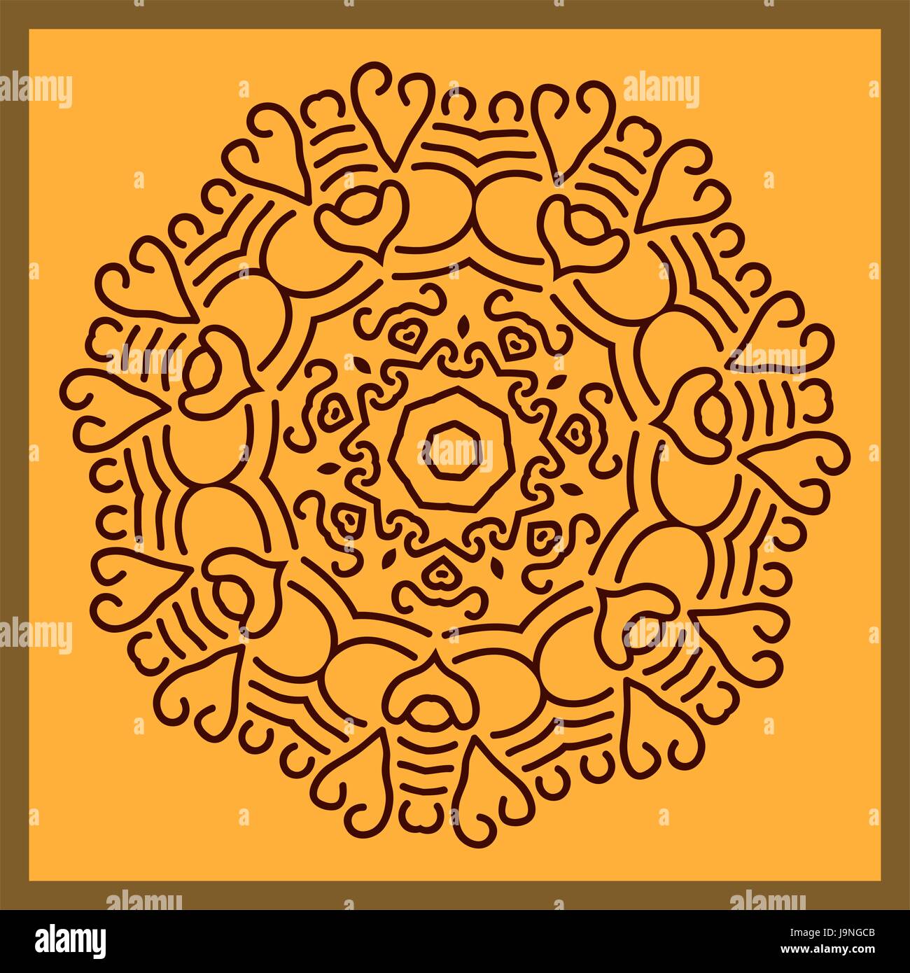 Traditional wall painting india Stock Vector Images - Alamy