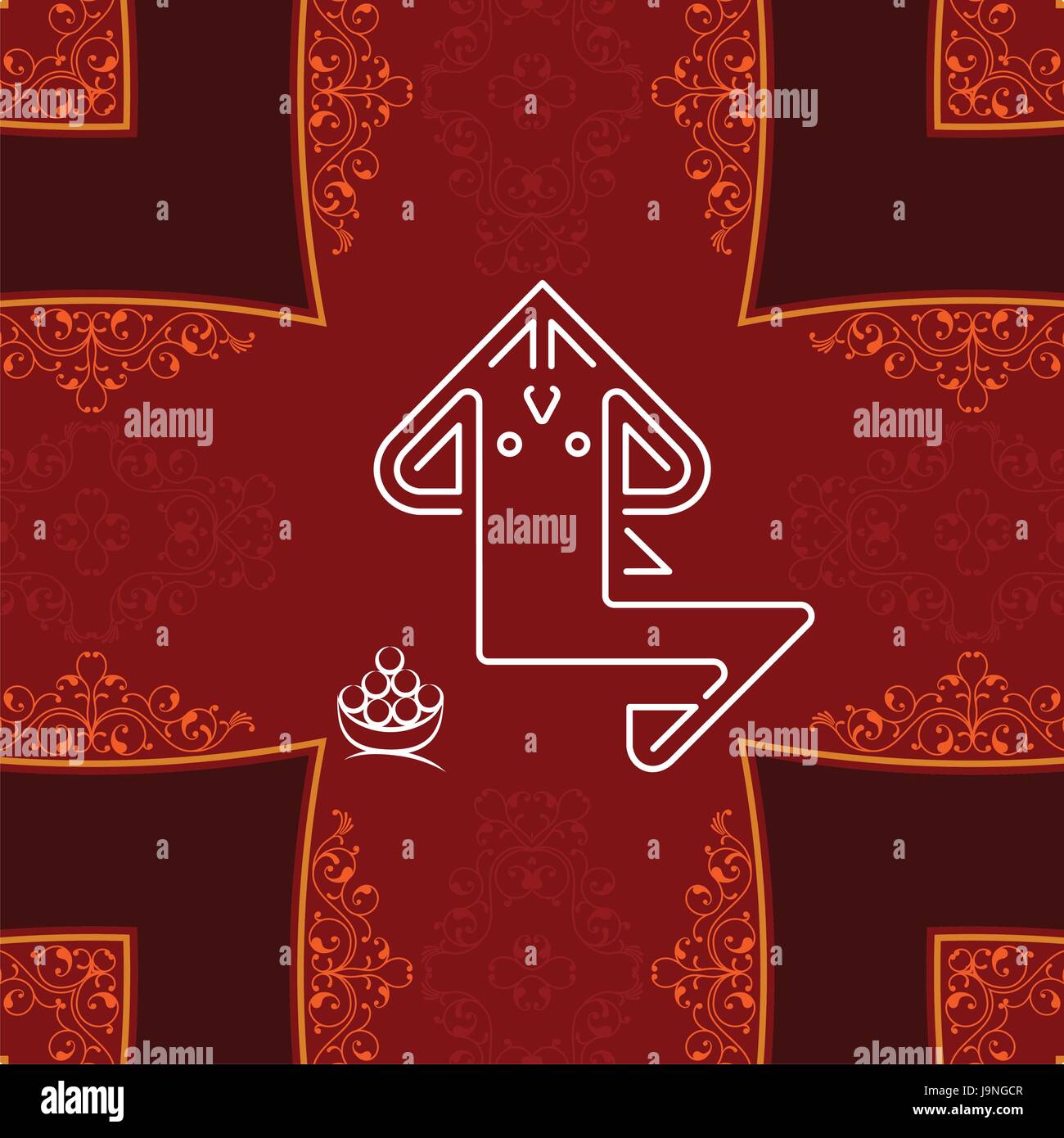 Ganesha The Lord Of Wisdom Vector Art Stock Vector Image & Art - Alamy