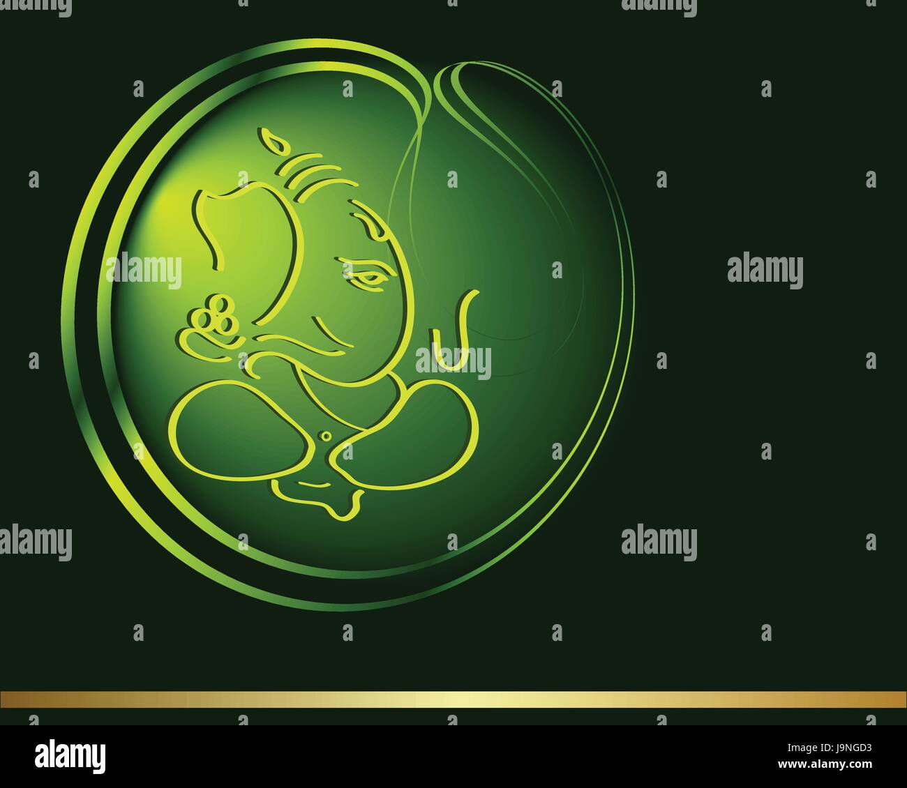 Ganesha The Lord Of Wisdom Vector Art Stock Vector Image & Art - Alamy