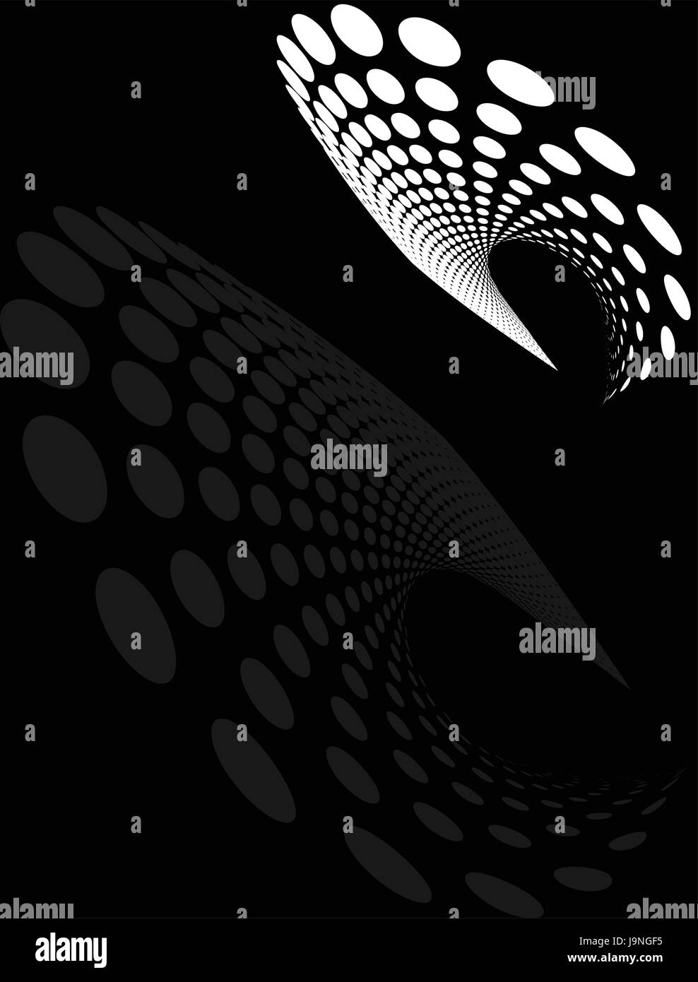 Background Composition, Web Template (Halftone) Vector Art Stock Vector ...