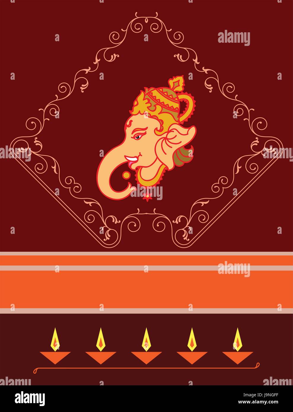 Ganesha The Lord Of Wisdom Vector Art Stock Vector Image & Art - Alamy
