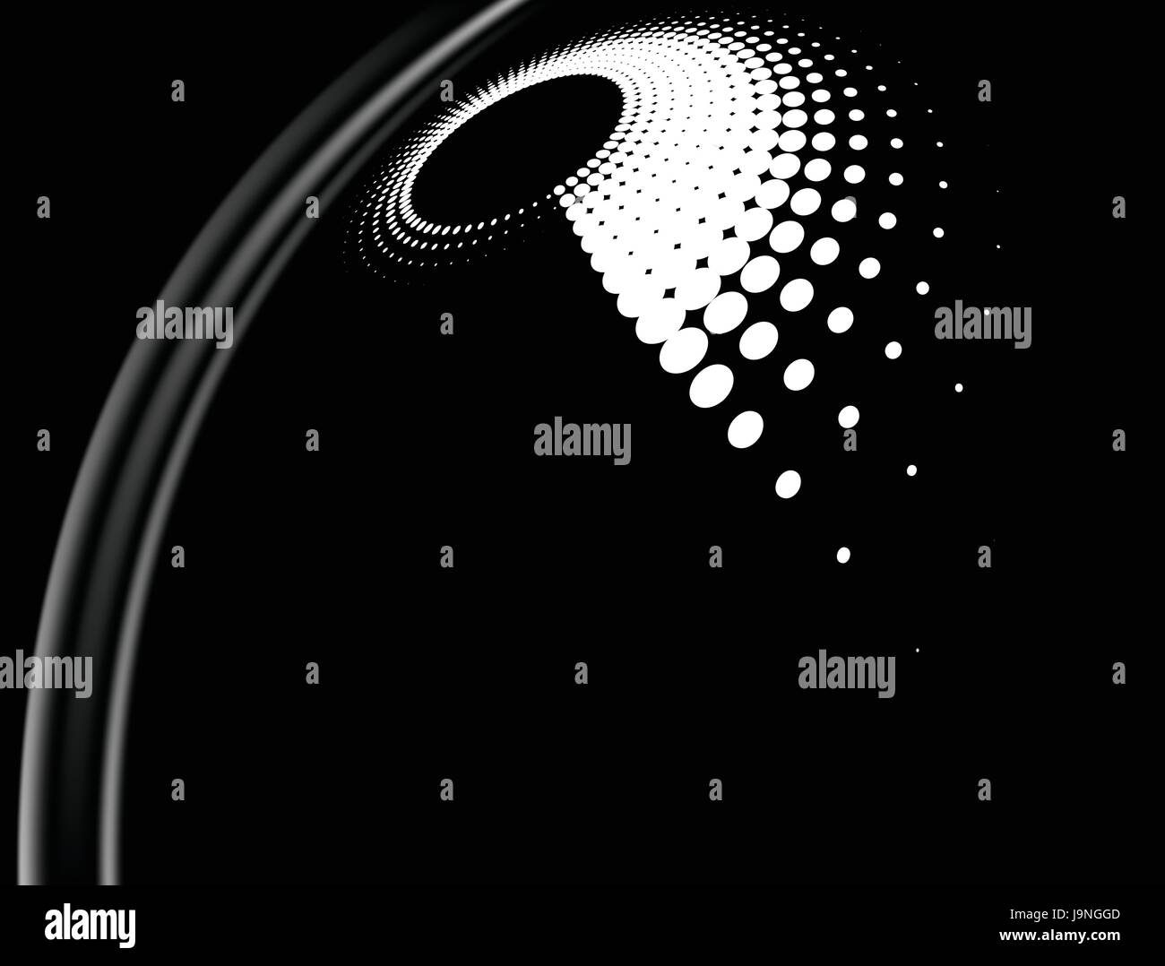 Background Composition, Web Template (Halftone) Vector Art Stock Vector ...