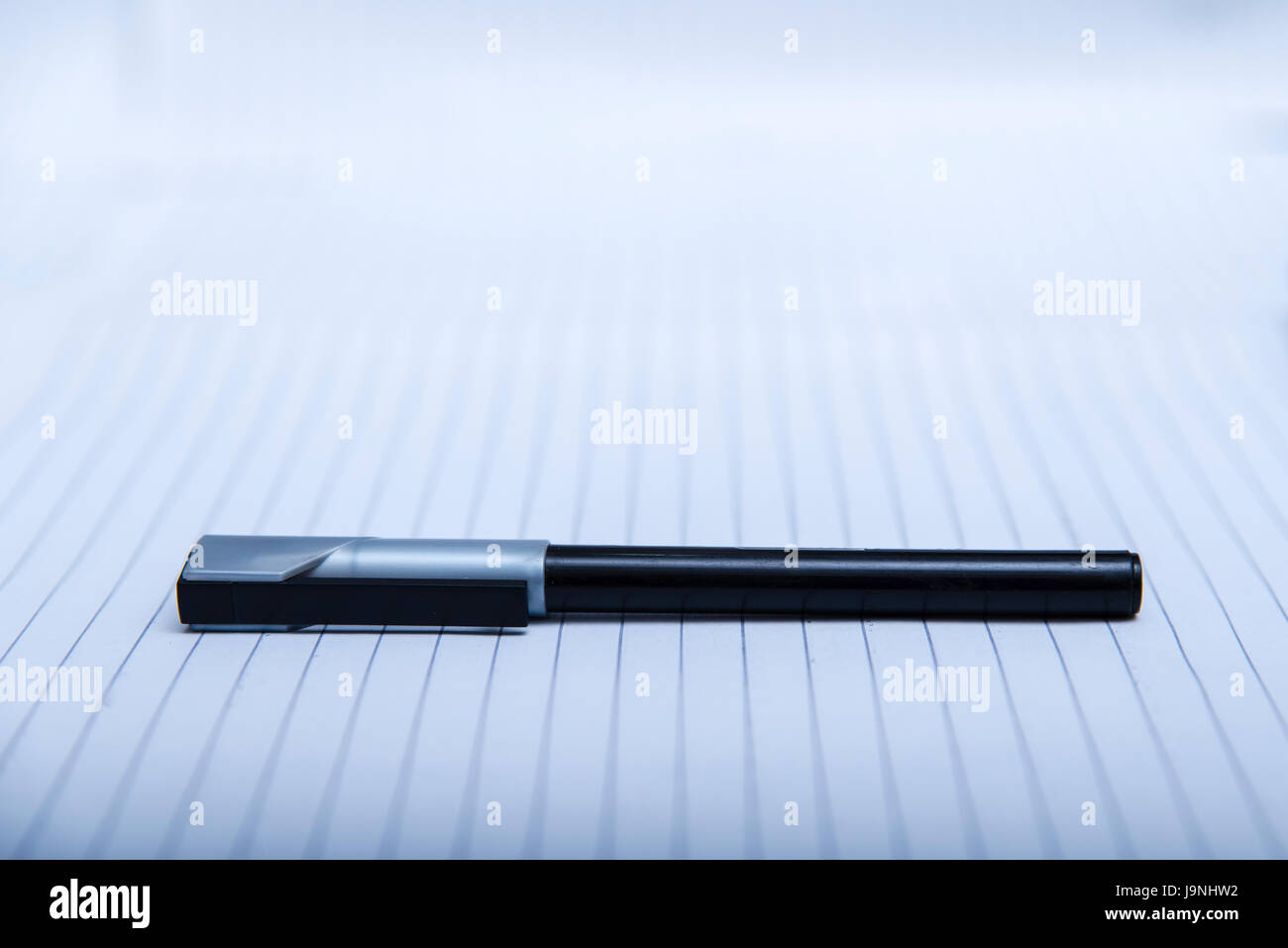 Pen on Paper Stock Photo - Alamy
