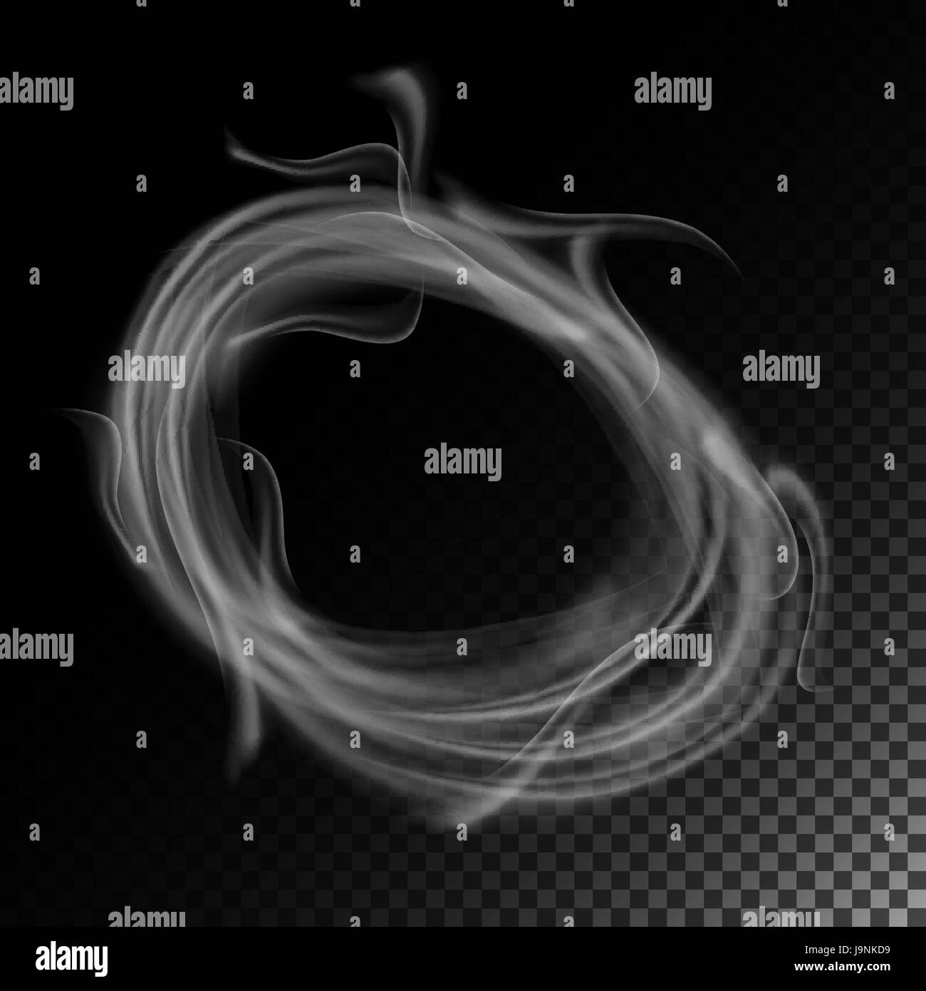 Realistic Cigarette Smoke Waves Vector. Set Of Smoke Abstract, Effect ...