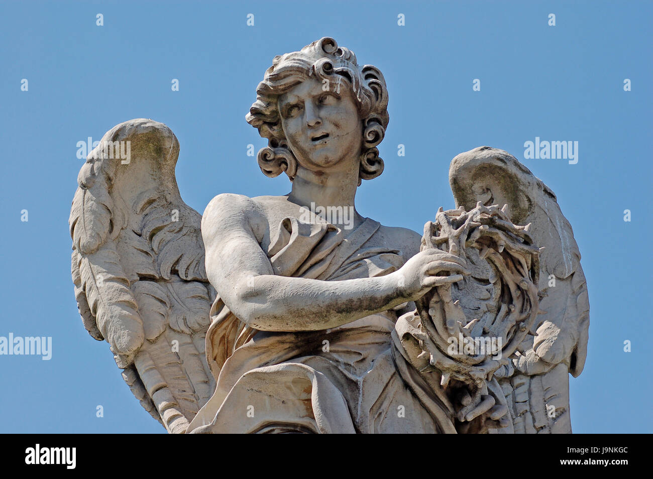 monument, statue, Rome, roma, marble, angel, angels, landmark, white ...