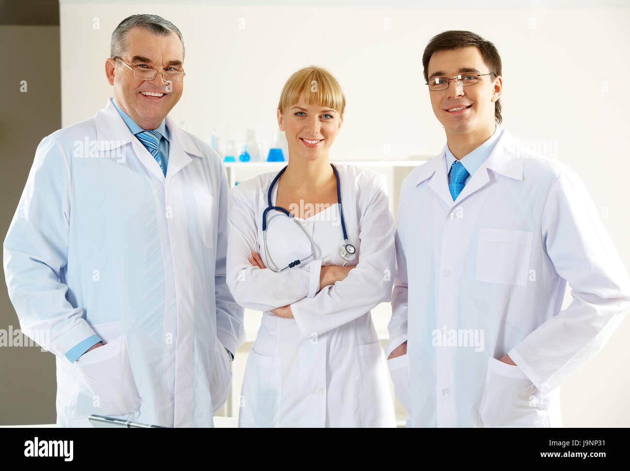 doctor, physician, medic, medical practicioner, woman, blue, humans ...