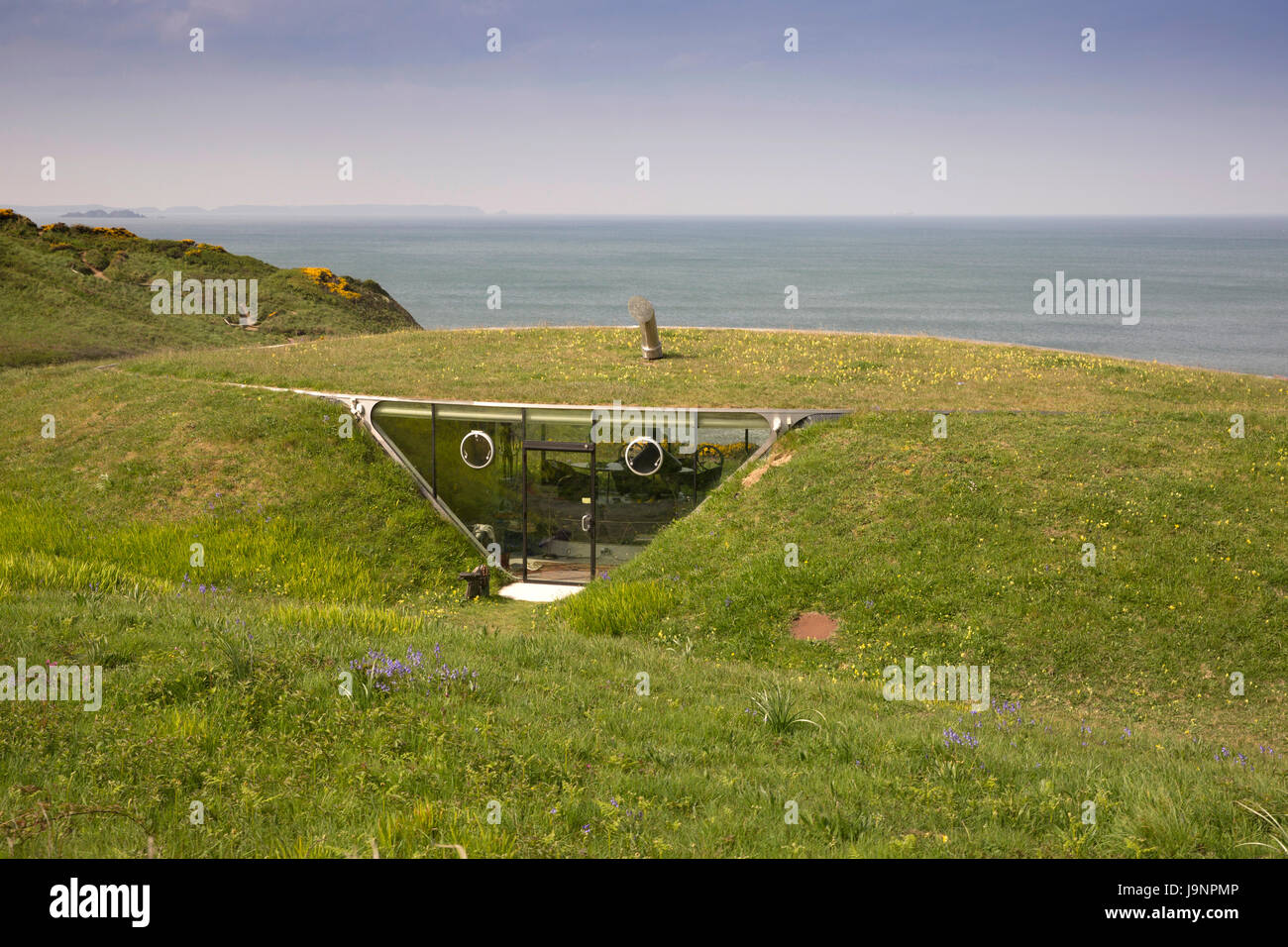 UK, Wales, Pembrokeshire, Druidston, Malator, the ‘Tellytubby house ...