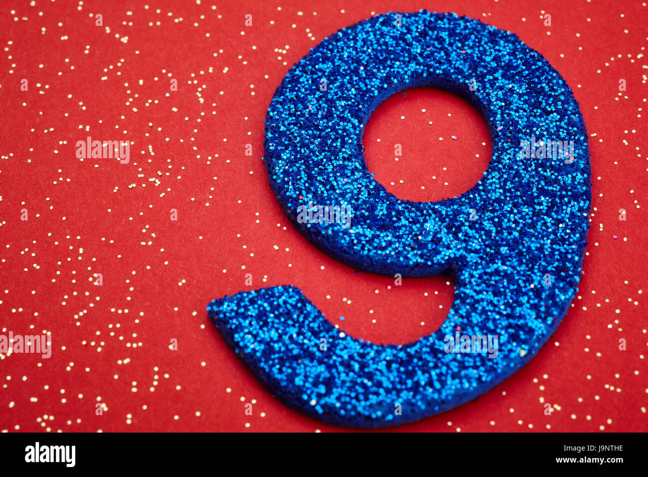 Number nine blue hi-res stock photography and images - Alamy