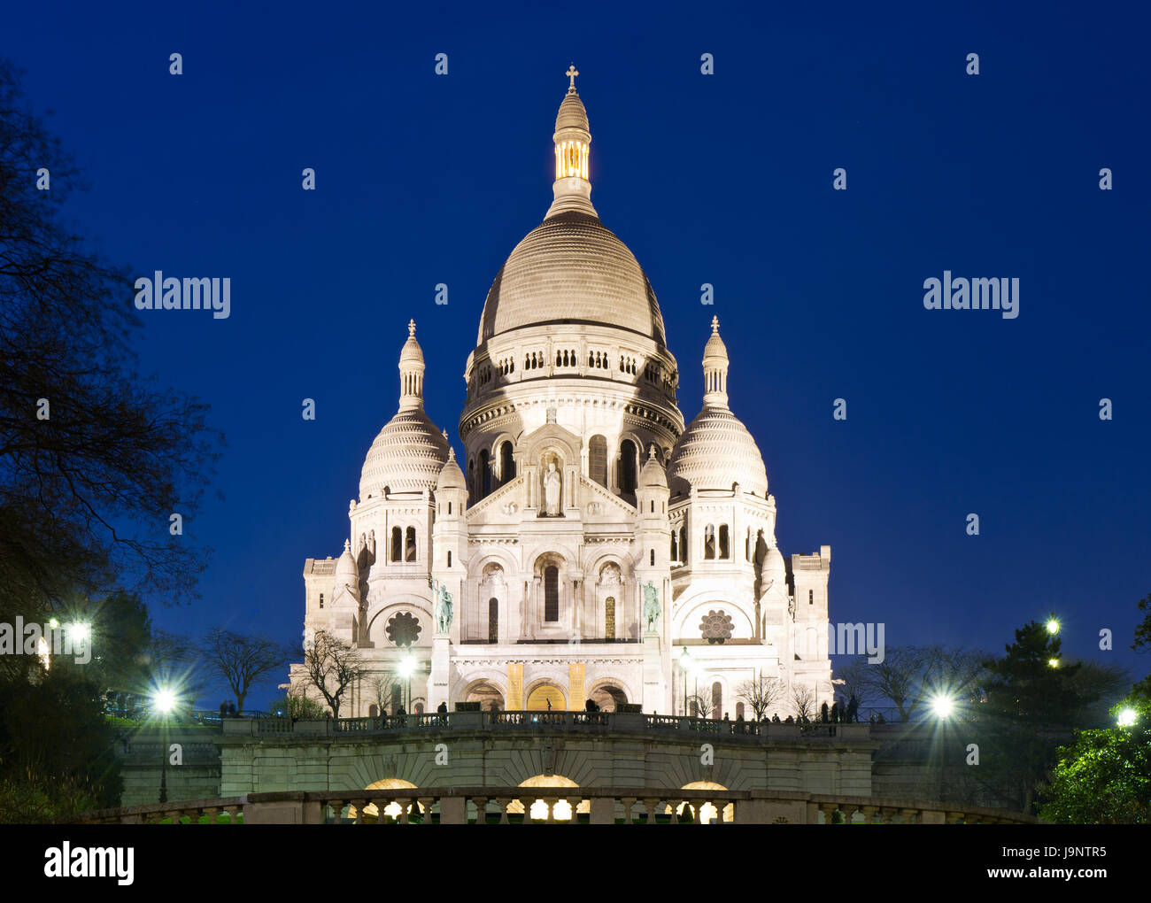 dome, paris, twilight, style of construction, architecture ...