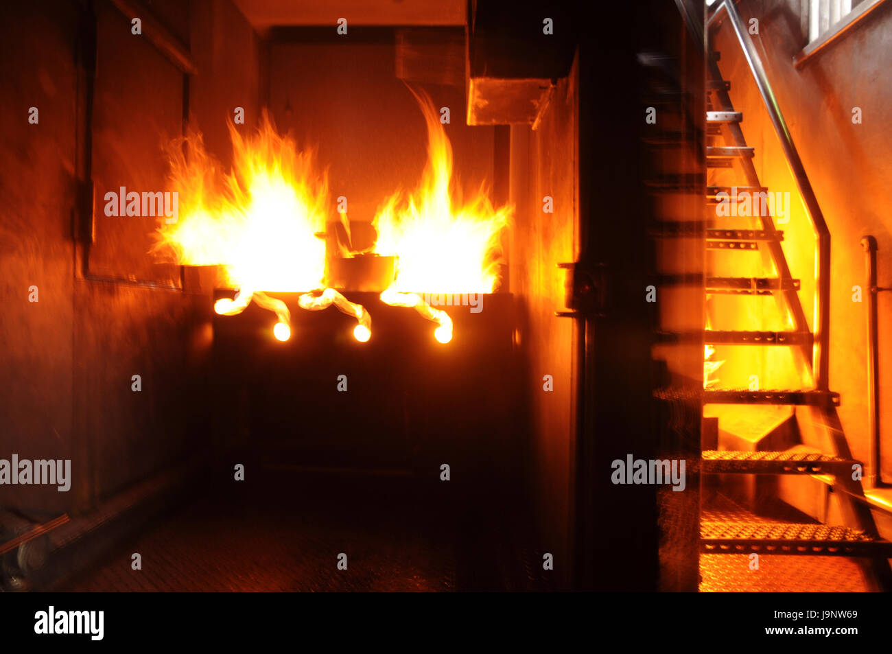 fire, conflagration, fire brigade, domestic fuel, smoke, smoking ...