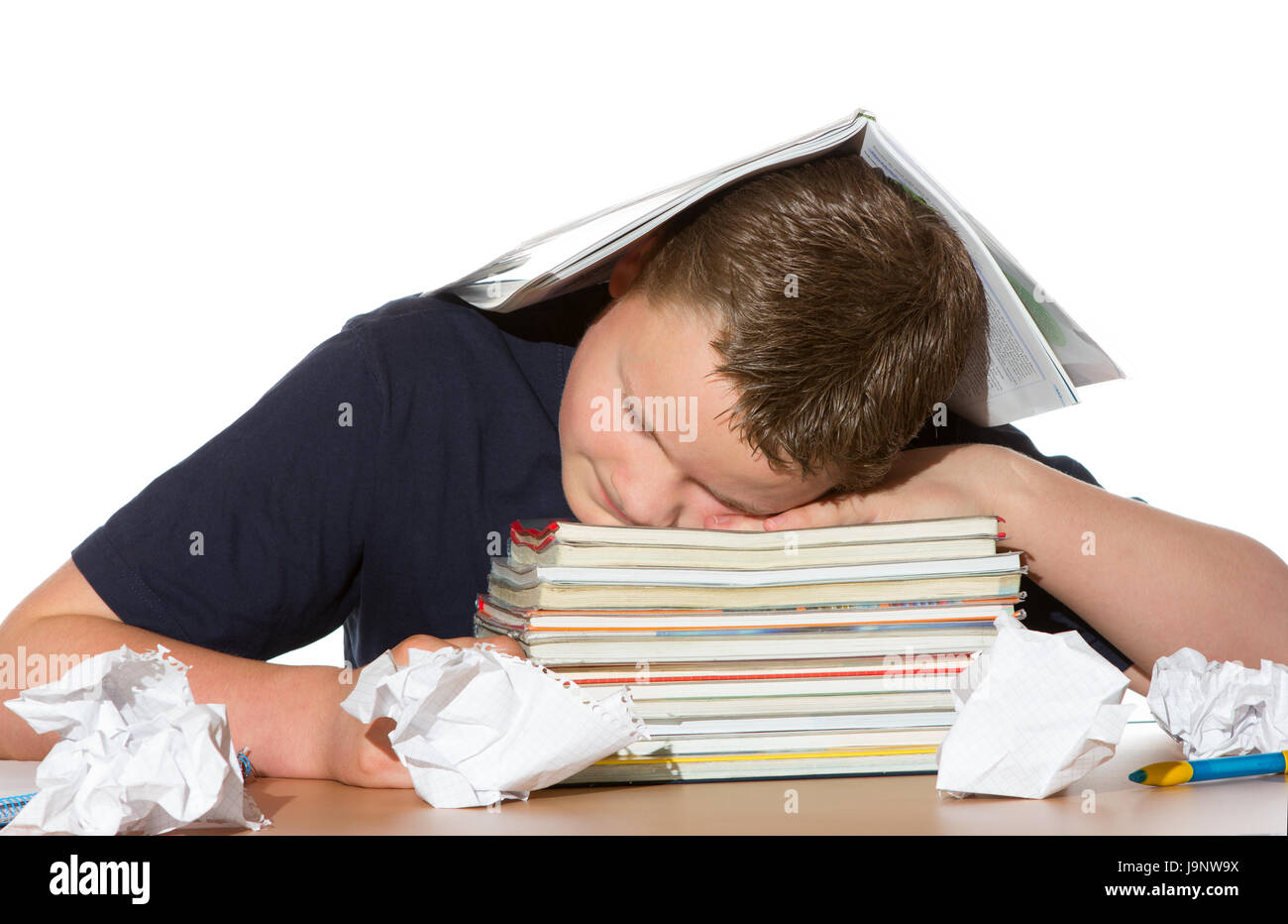 guy, paper, academic work, education, isolated, research, portrait ...