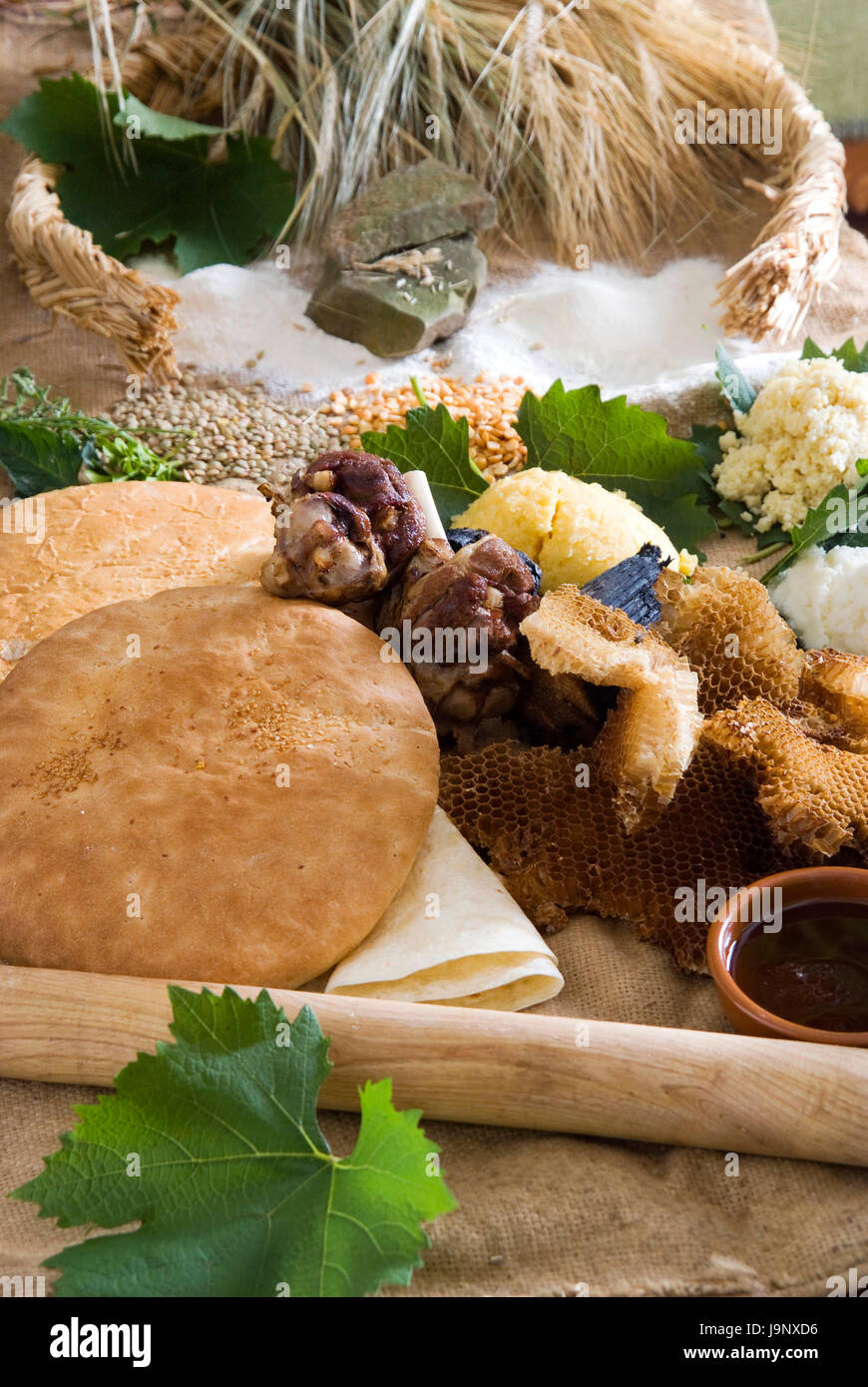 bread, human, human being, diet, corn, stone age, cereal, millet, grain ...