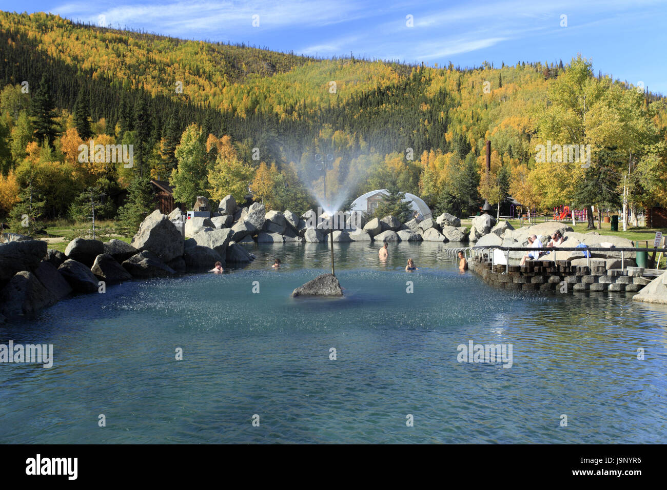 North America,the USA,Alaska,Zentralalaska,Chena Hot Springs Road ...