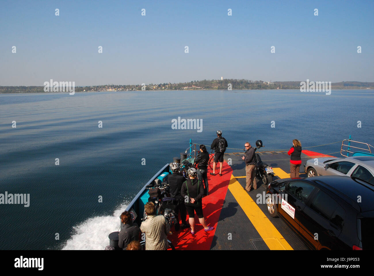 Germany,Baden-Wurttemberg,Lake of Constance,ferry,tourist,cars,no model ...
