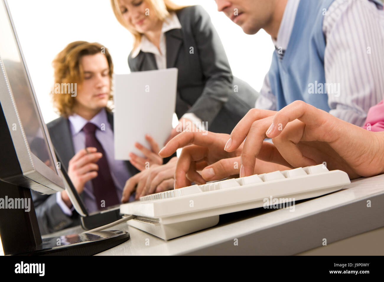 hand, keyboard, PC, computers, computer, presentation, finger ...